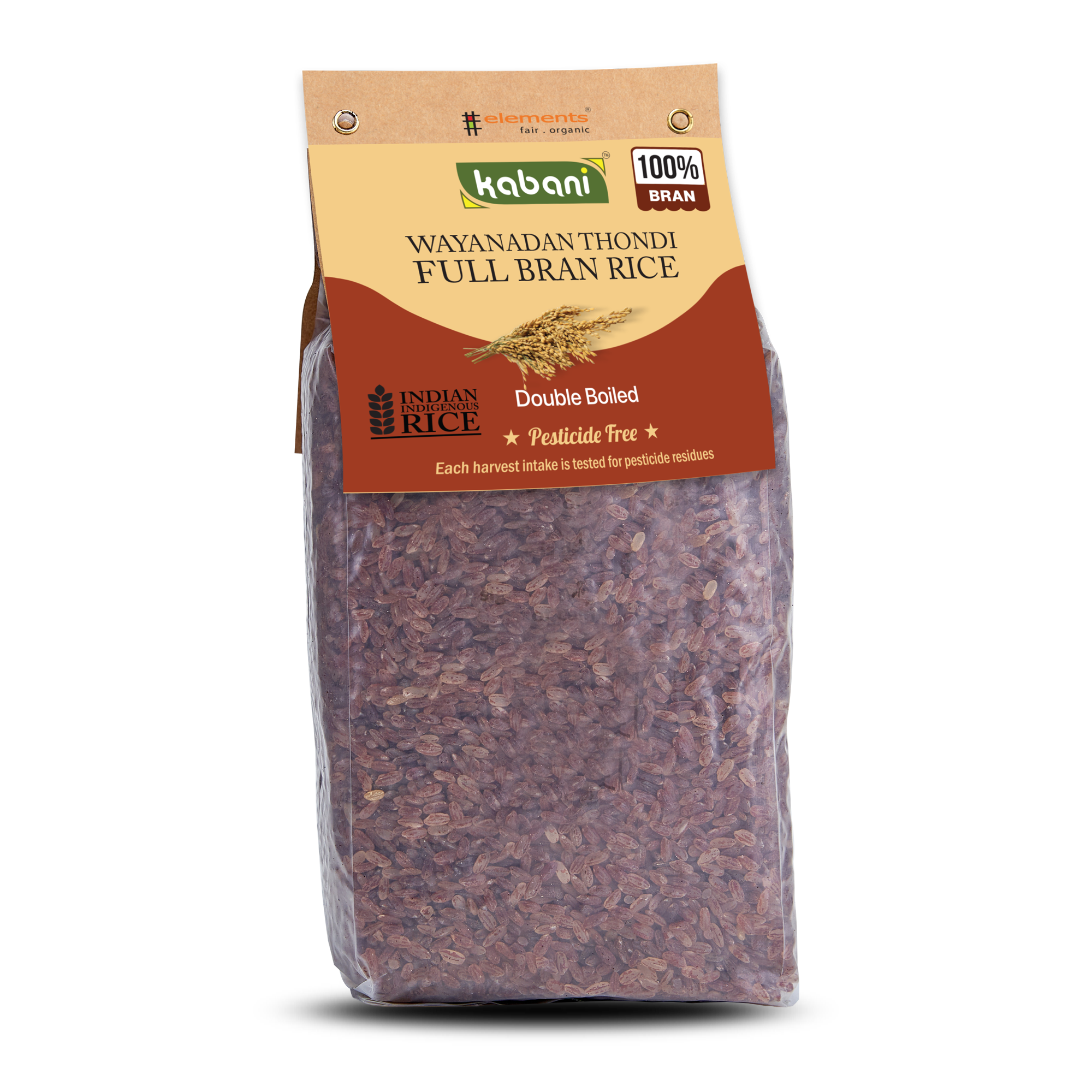 Kabani Thondi Rice Full Bran - 100% - 1 KG – Elements